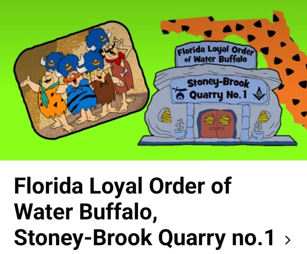 Florida Loyal Order of the Water Buffalo, Stoney-Brook Quarry No. 1 ...